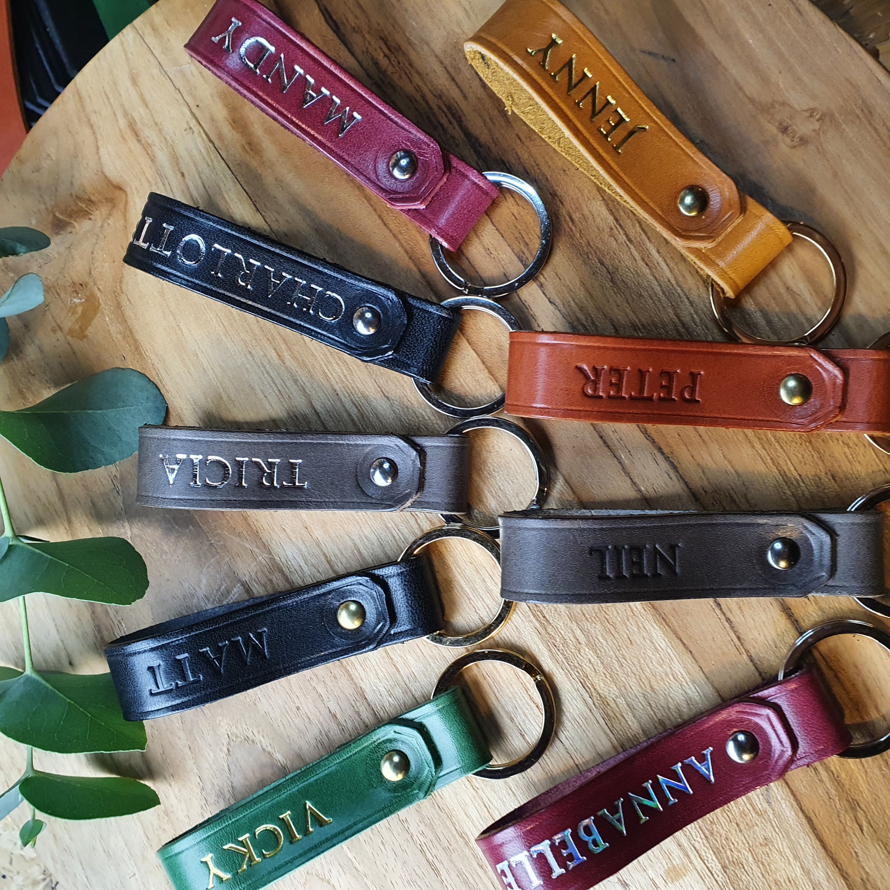 Leather Keyrings – Hands of Tym