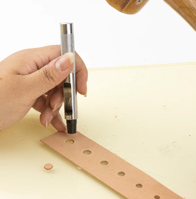 8-Piece Maxi Round Hole Punch Set for Leathercraft – Hands of Tym