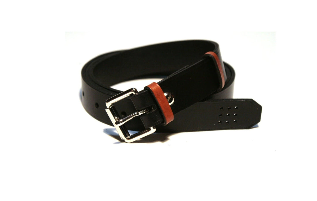 'Ash Slim' Bespoke Handmade Leather Belt - Slim 25mm – Hands of Tym