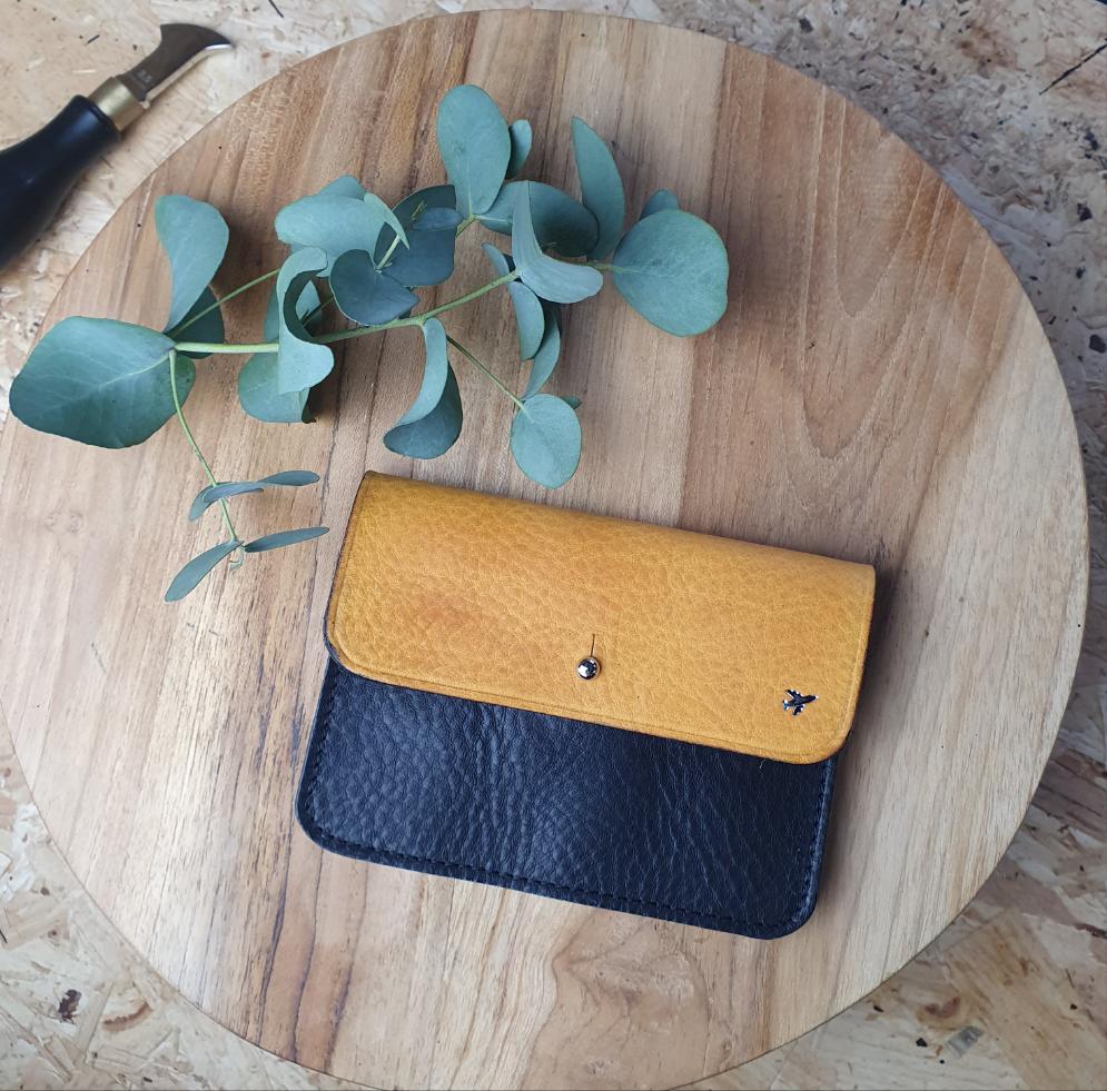 'Ivy Mini' The Bespoke Handmade Leather Concertina Purse – Hands of Tym