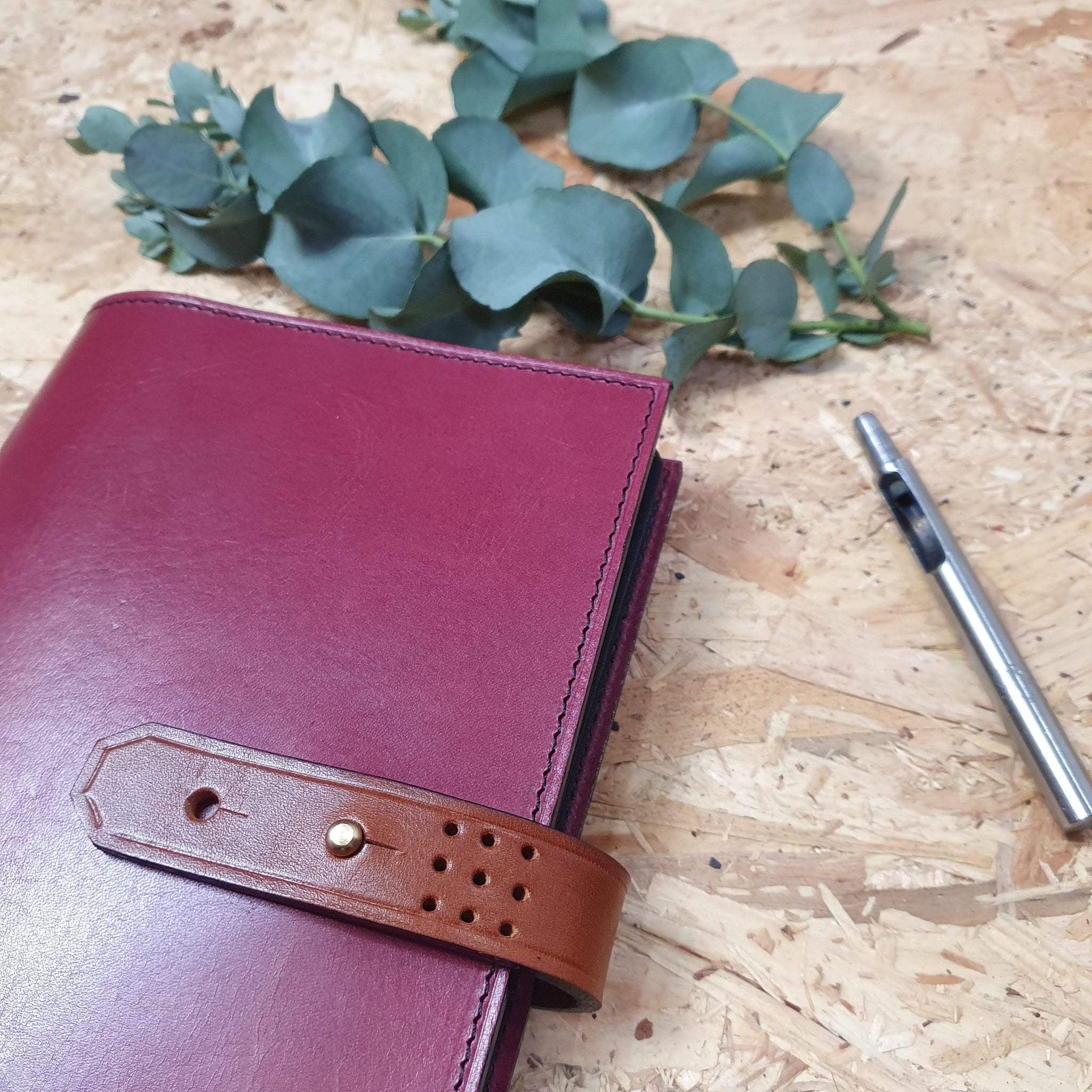 'Laurel' The Bespoke Handmade Luxury Leather Notebook / Diary A4 ...